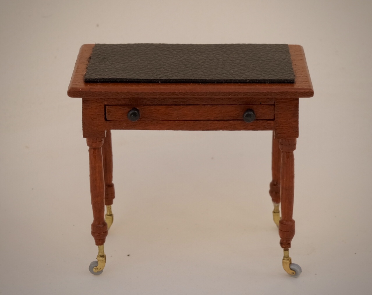 Hand made Victorian style writing desk - Arch House Miniatures